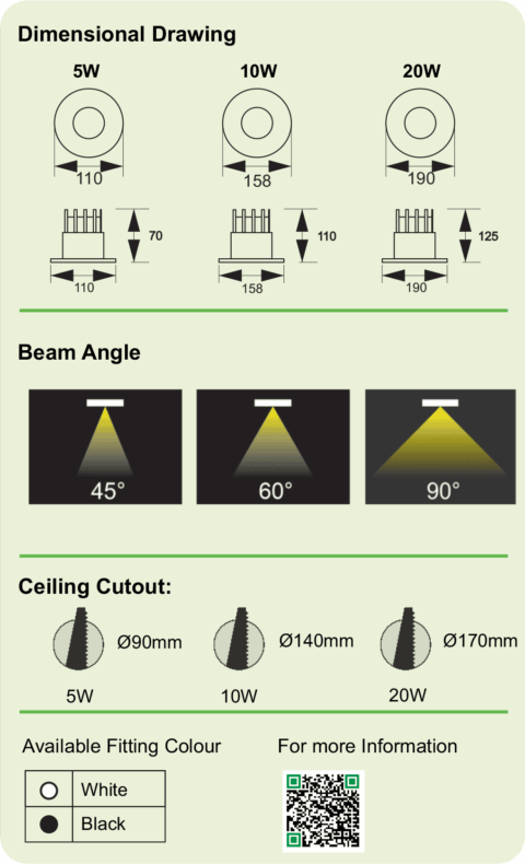 Ex9 Ref - Recessed LED Down Light - Eco Solve LED Lighting