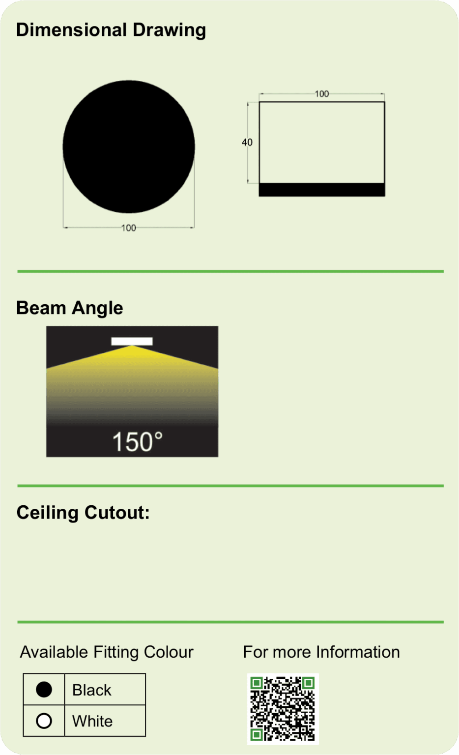 100D - Cube Surface Down Light - Eco Solve LED Lighting